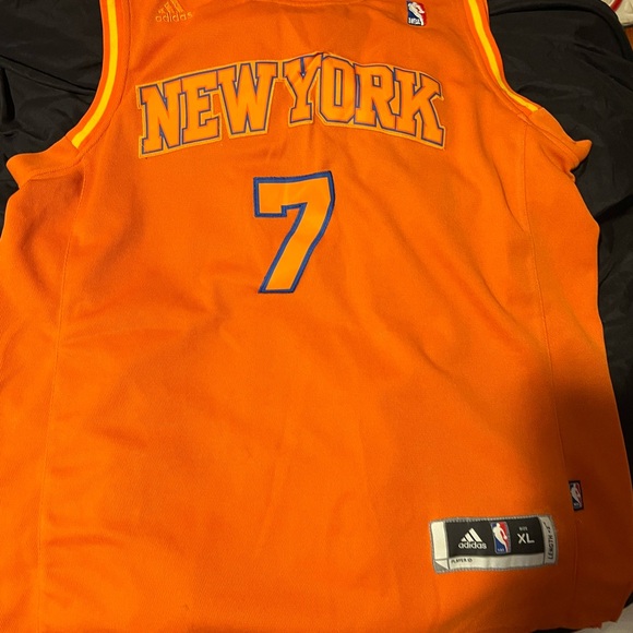 adidas | Shirts | Orange New York Basketball Jersey | Poshmark